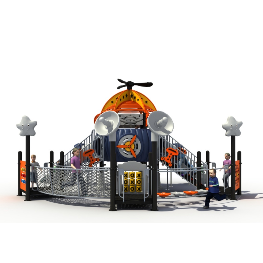 OUTDOOR MODERN PLAY EQUIPMENT