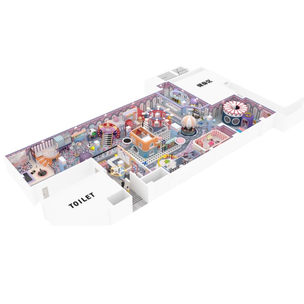 CANDY THEMED INDOOR PLAYGROUND China factory-Guangzhou Colorful Play ...