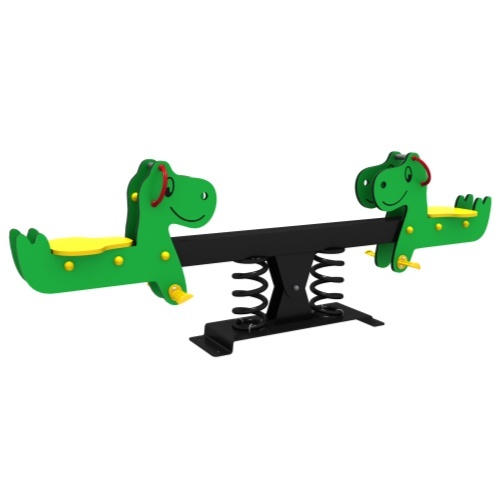 PLASTIC CROCODILE SEESAW