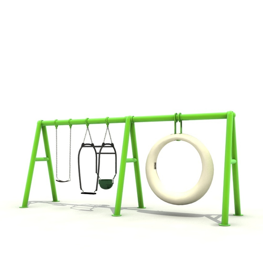 PLAYGROUND SET OUTDOORS WITH SWING