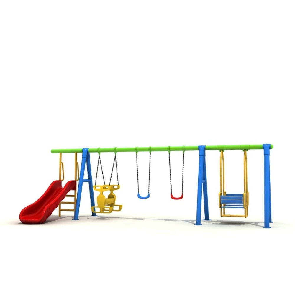 PLAYGROUND EQUIPMENT SWINGS AND SLIDES