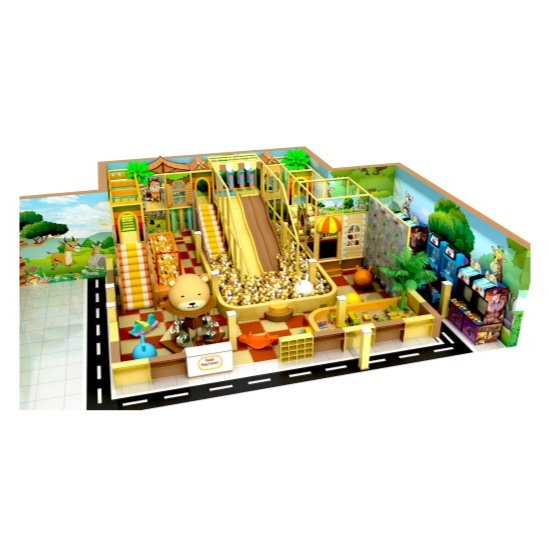 CUSTOMIZED COMMERCIAL MODULAR INDOOR PLAYGROUND FOR KIDS