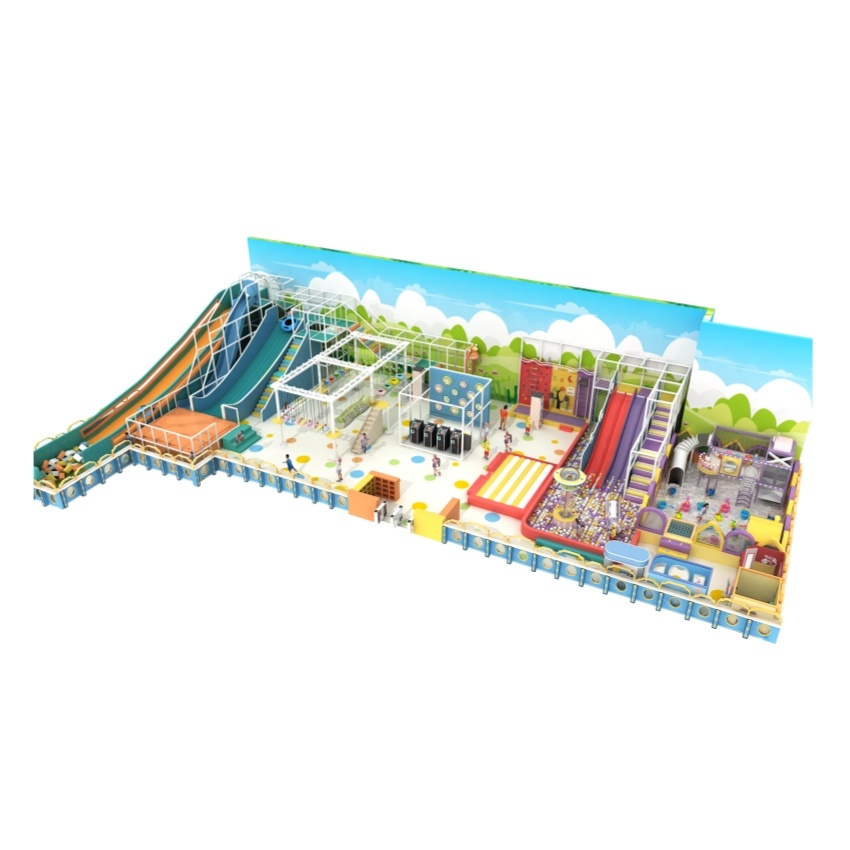 MODULAR ADVENTURE PARK INDOOR CHILDREN PLAYGROUND STRUCTURE