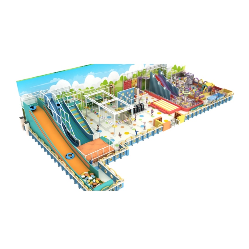 MODULAR ADVENTURE PARK INDOOR CHILDREN PLAYGROUND STRUCTURE