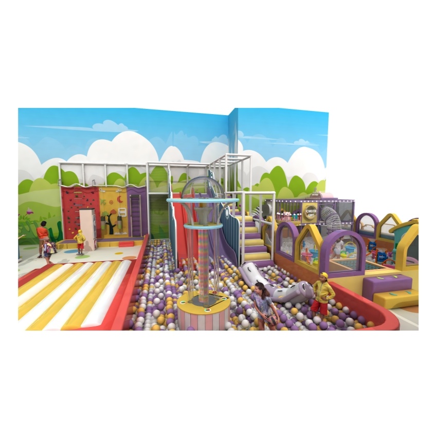 MODULAR ADVENTURE PARK INDOOR CHILDREN PLAYGROUND STRUCTURE