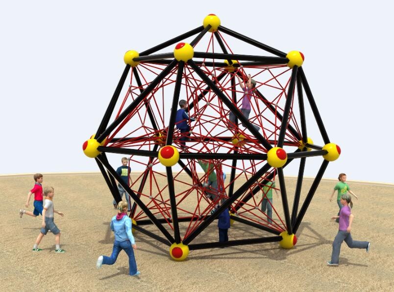 rope climbing structure for outdoor park-China supplier