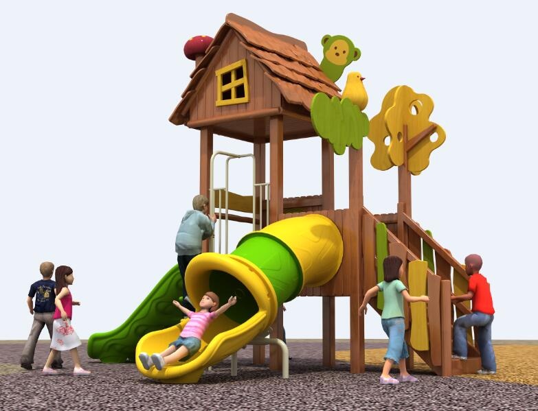 China manufacturer of wooden playground for school-Guangzhou Colorful Play