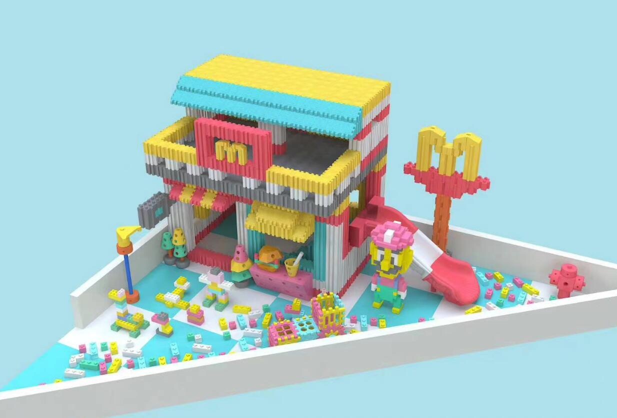 Lego play area wholesale from China-Guangzhou Colorful Play Equipment Co.