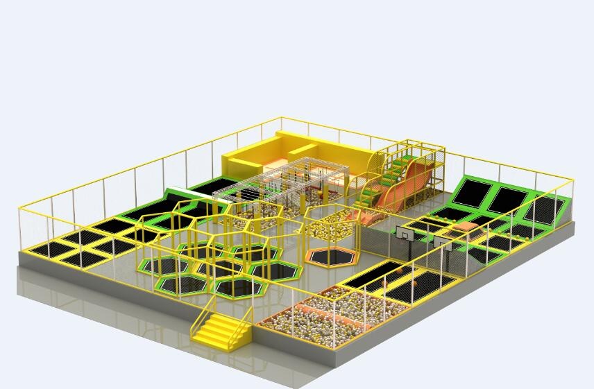 ninja course factory in China-Colorful Play