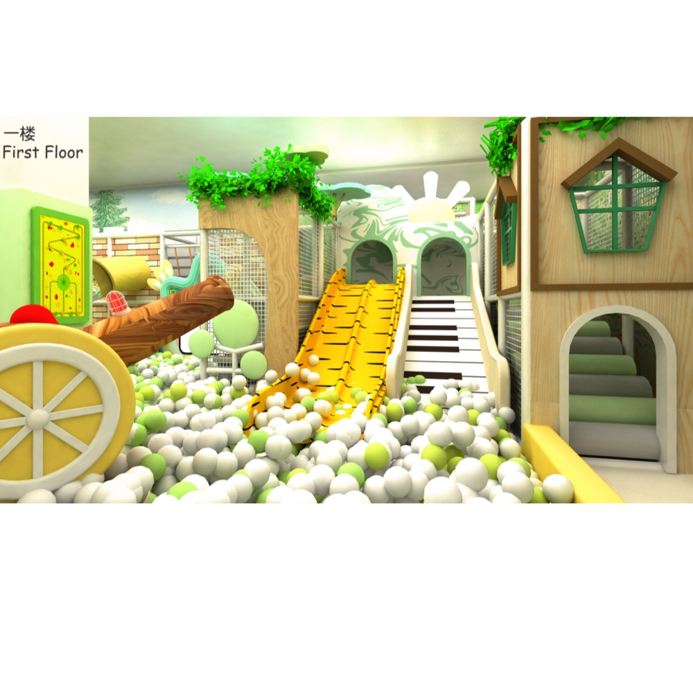INDOOR PLAYGROUND WITH BIG SLIDES China supplier