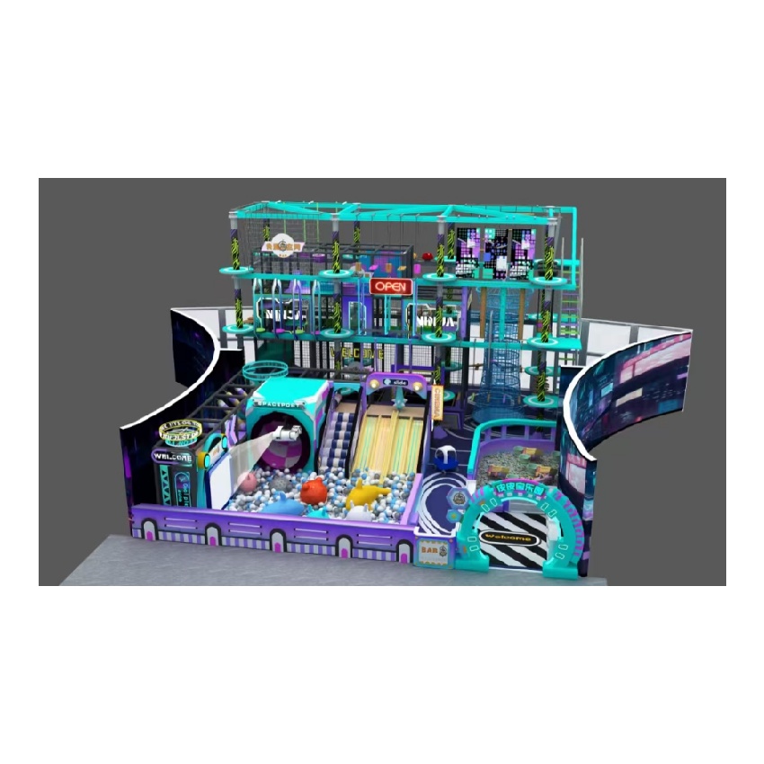 SPACESHIP MODULAR KIDS INDOOR PLAYGROUND