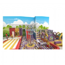 MODULAR ADVENTURE PARK INDOOR CHILDREN PLAYGROUND STRUCTURE